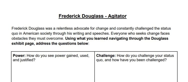 Frederick Douglass | American Writers Museum Exhibits