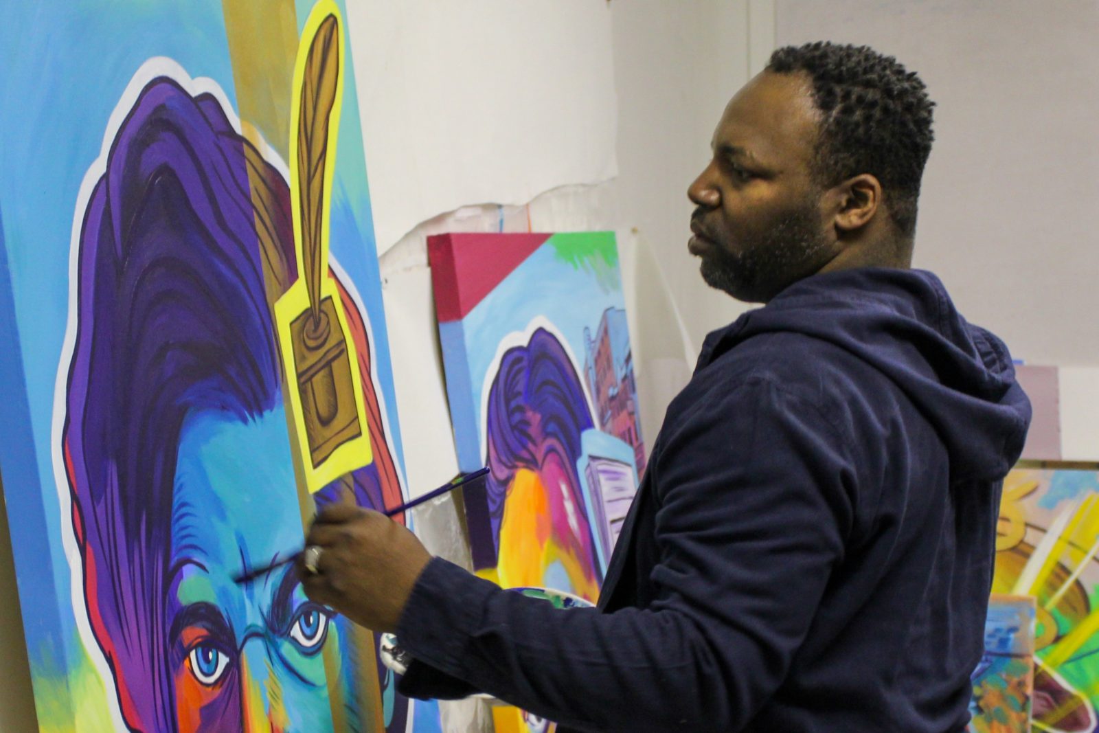 Dark Testament - Portraits | American Writers Museum Exhibits